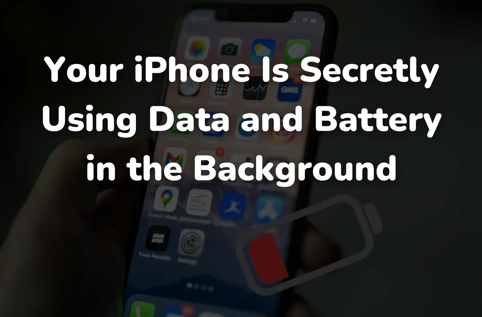 Your iPhone Is Secretly Using Data and Battery in the Background